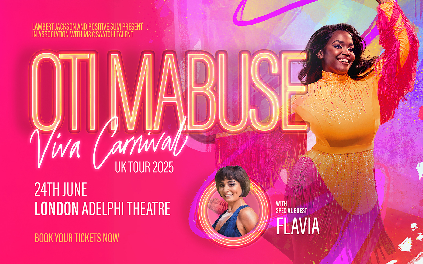 Oti Mabuse - Viva Carnival Tickets | Adelphi Theatre