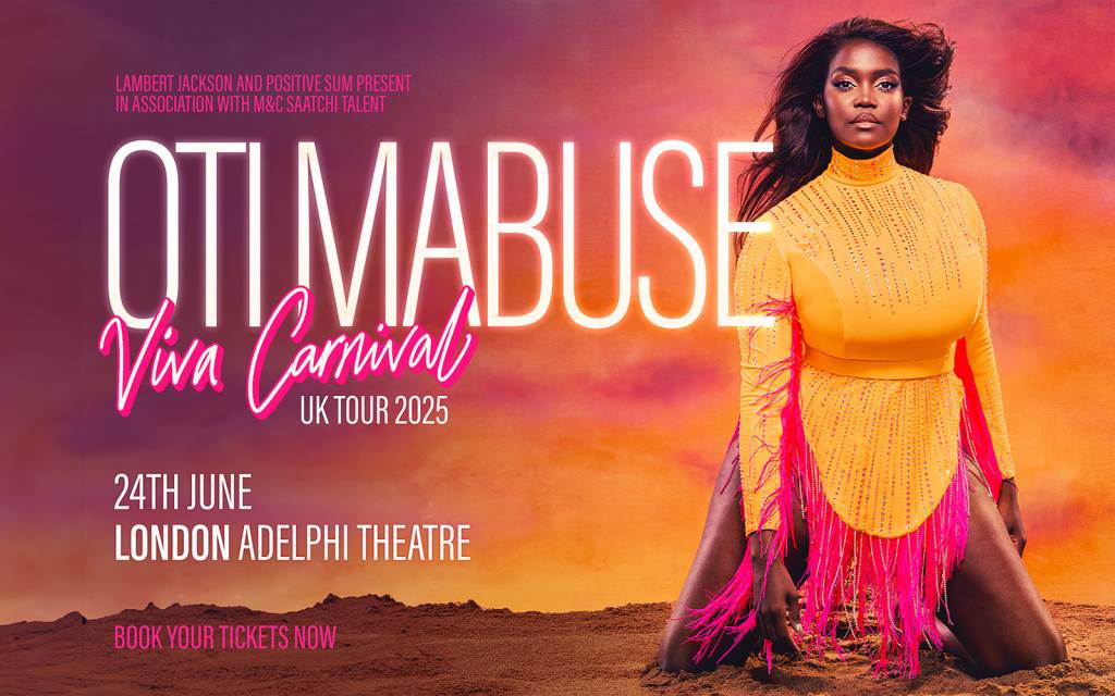 Oti Mabuse - Viva Carnival Tickets | Adelphi Theatre
