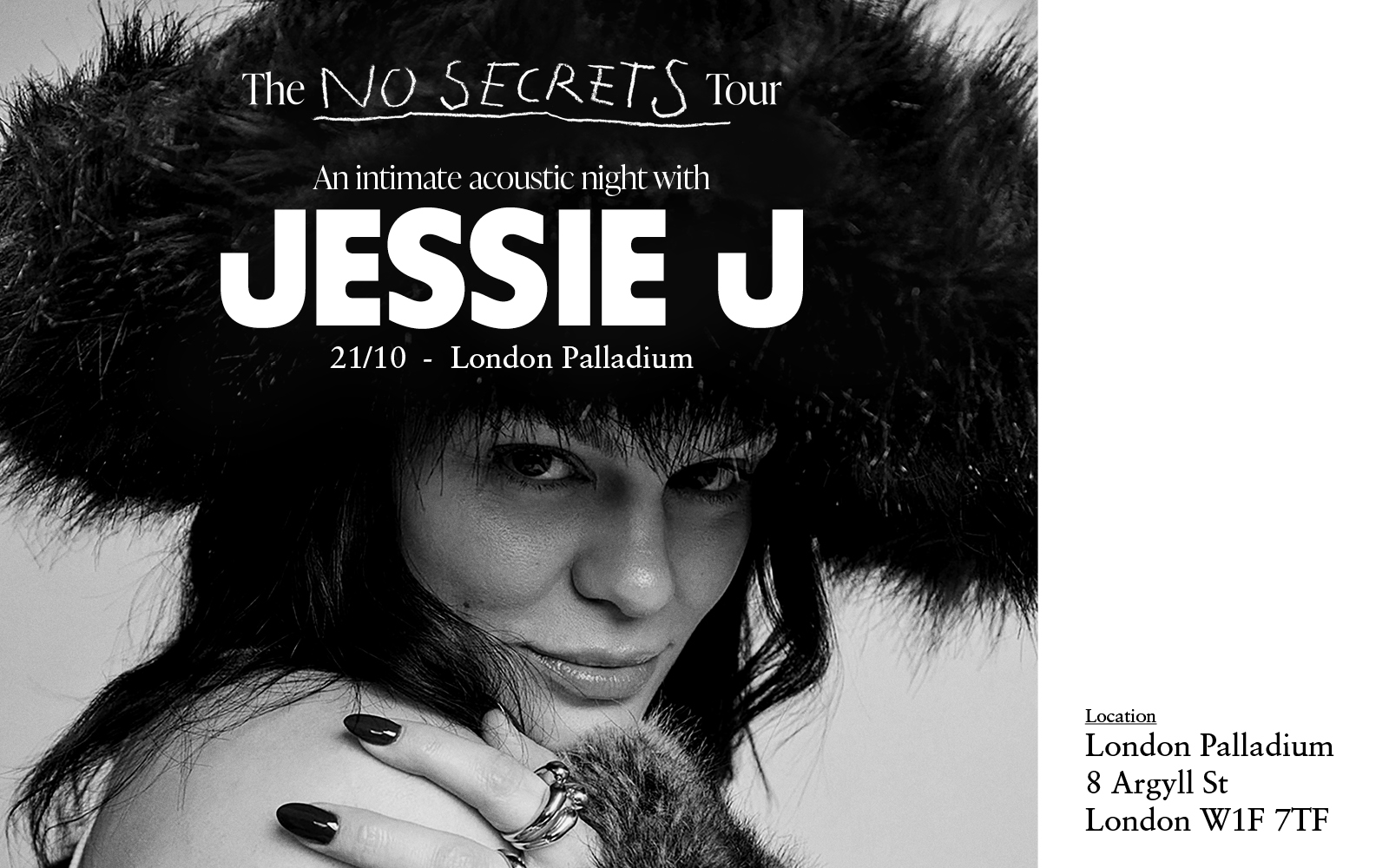Jessie J Tickets | The London Palladium